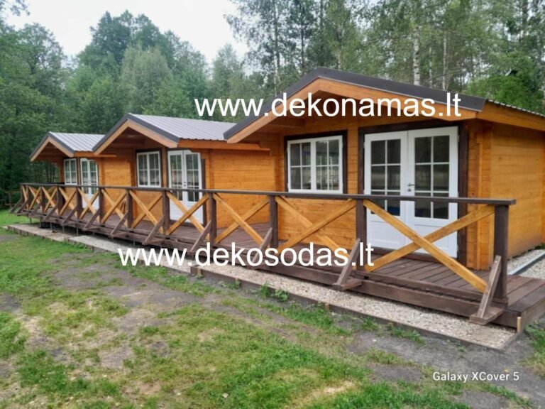 Medinis sodo namelis Magdė 4×3 m (12 kv. m) - Dekosodas.lt